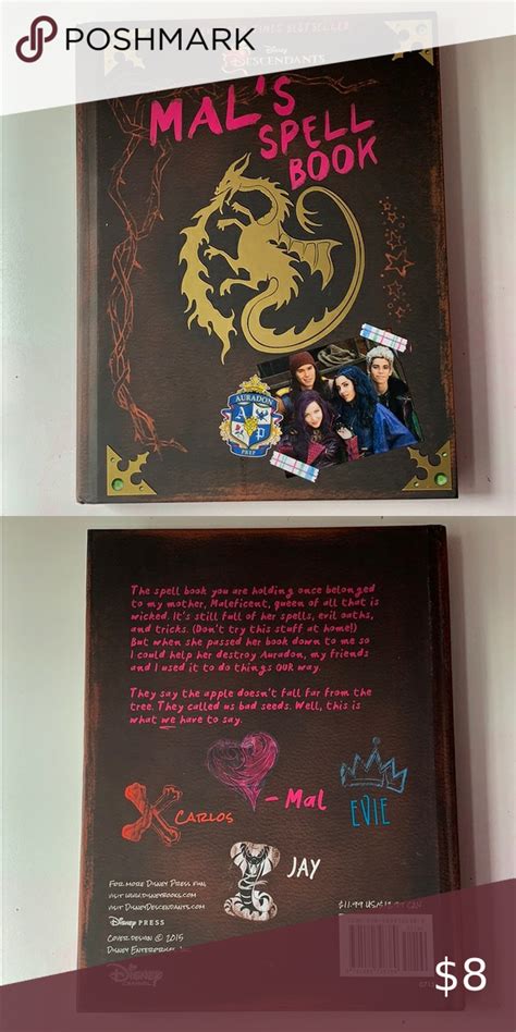 Mals Spell Book A Descendants Story Spell Book Mals Spell Book Books