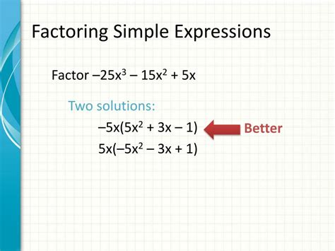 PPT Factoring PowerPoint Presentation Free Download ID 3860572