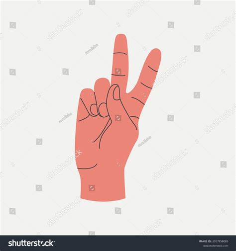 Set Gestures Colourful Human Hands Counting Stock Vector Royalty Free 2207958085 Shutterstock