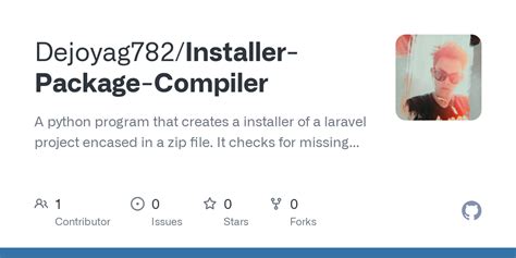 Github Dejoyag782installer Package Compiler A Python Program That Creates A Installer Of A