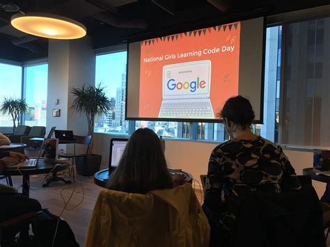 girls learning code — html and css it s always a good time to code by