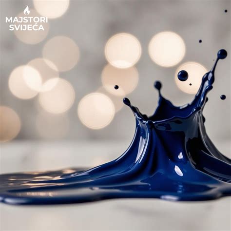 Navy Blue Boja Za Svijeće