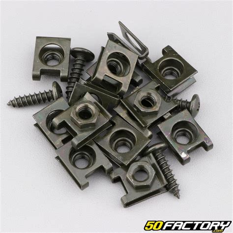 Vis Rondelles Agrafes M5 M6 Grises Lot Équipement Atelier