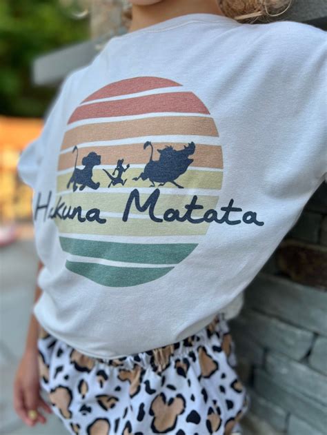Girls Lion King Set Hakuna Matata Tee Disney Set Shorts Etsy