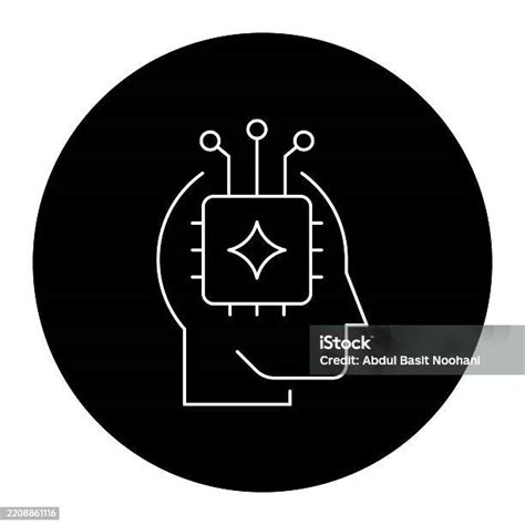 Ai 브레인 프로세서 기호입니다 인간기계 인터페이스 신경 논리 및 인지 컴퓨팅 시스템의 스마트 칩 통합 Cpu에 대한 스톡 벡터 아트 및 기타 이미지 Istock