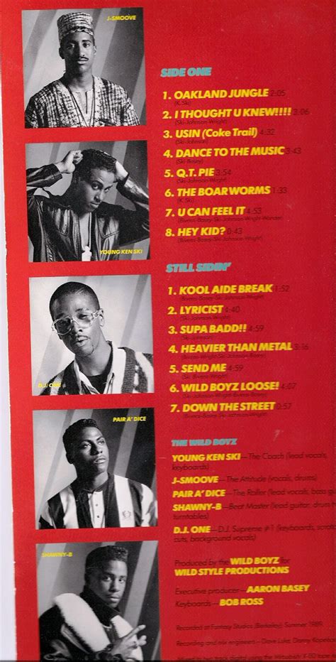 Members Of The Wildboyz An Their Small Biography Cd Biography Dj