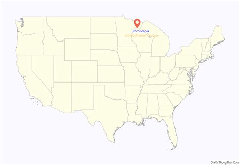 Map Of Cornucopia Cdp Thong Thai Real