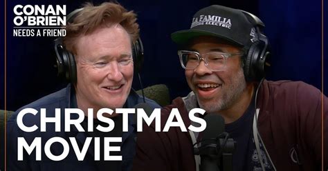 Jordan Peele And Conan Improvised A Christmas Movie Pitch Conan Obrien Needs A Friend