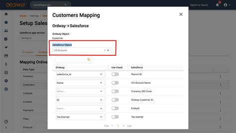 Dynamic Object Mapping For Customers Accounts Ordway Support Portal
