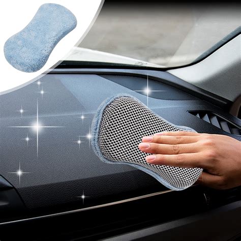 Fleece Sponge Block 8 Car Wash Cleaning Sponge Wiping Car Absorbent
