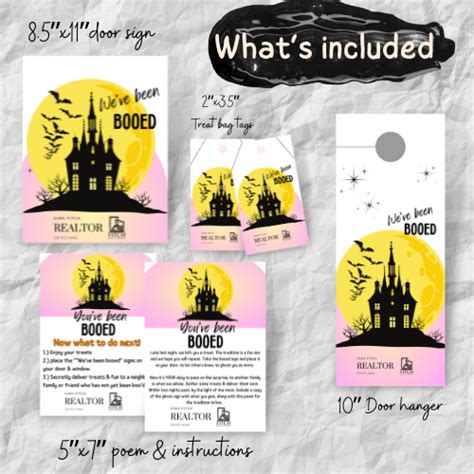 Weve Been Bood Game Printable Set For Realtors Pop Bys Raising Fitch