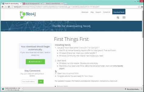 Install Neo4j Windows Youtube