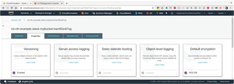 Evolution Of A S Bucket In CloudFormation
