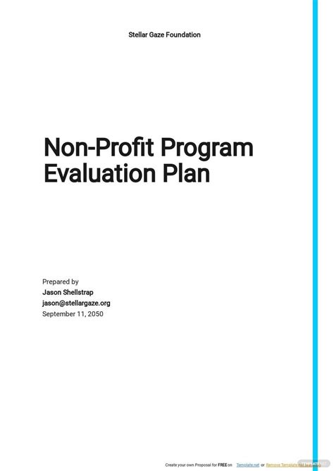 Free Course Evaluation Plan Template Google Docs Word Apple Pages Template Net