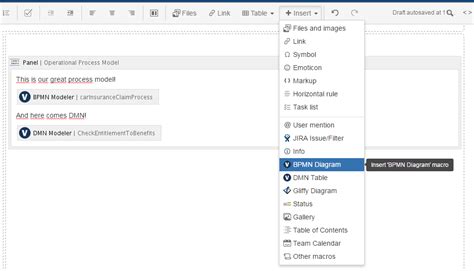 BPMN And DMN Modeler For Confluence Camunda