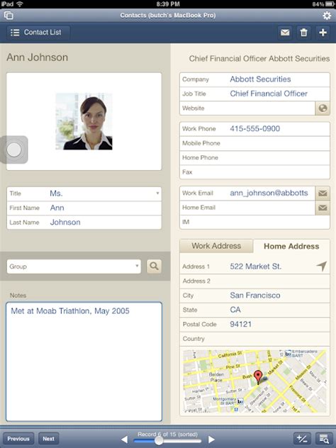 The Mac Office Contacts Filemaker Pro 12 Starter Solution