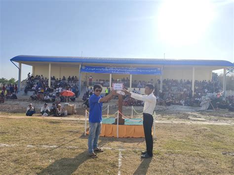 လေးမျက်နှာမြို့နယ် မြို့နယ်စီမံအုပ်ချုပ်ရေးအဖွဲ့ဥက္ကဋ္ဌဖလား အမျိုးသားအလွတ်တန်းဘောလုံးပြိုင်ပွဲက