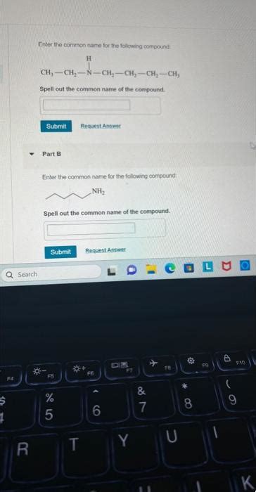 Solved Spell Out The Full Name Of The Compound Enter The Chegg Com