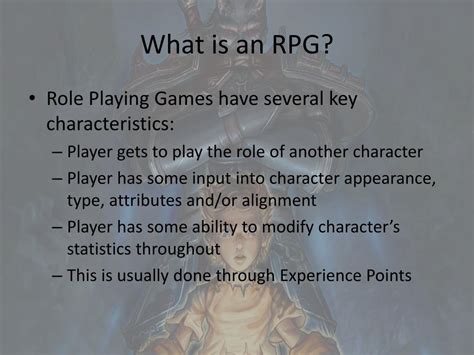 PPT Genre Role Playing Game RPG PowerPoint Presentation Free