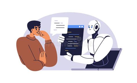Ai Technology Virtual Assistant Helping Automated Support And Problem