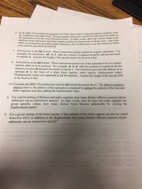 In The Ibm 370 Architecture Popular Till 19900