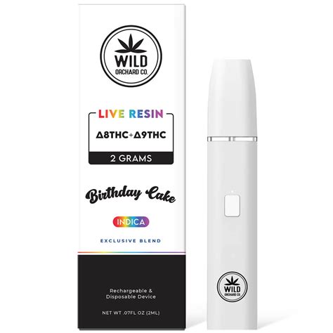 Shop Delta 8 Vape Birthday Cake 2 Gram