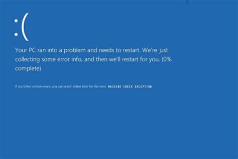 12 Easy Ways To Fix Machine Check Exception In Windows 10