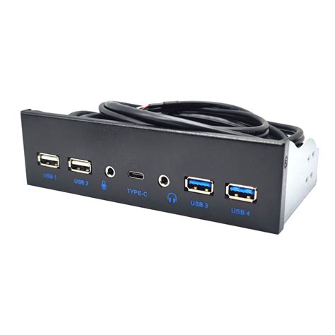 Usb 30 Front Panel For Pc Usb 31 Type C 2x Usb30 2x Usb20 Hub Hd
