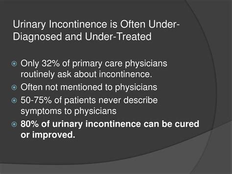 Ppt Urinary Incontinence Powerpoint Presentation Free Download Id