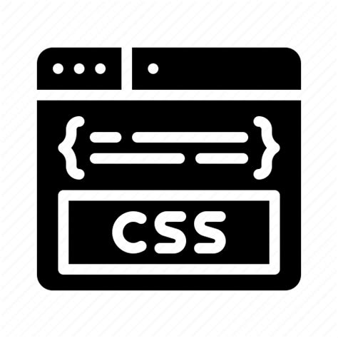 Css Technology System Software Website Programing Coding Icon
