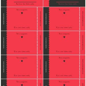 Printable Sex Coupon Book For Couples Editable Canva Template Adults