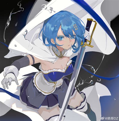 Miki Sayaka And Miki Sayaka Mahou Shoujo Madoka Magica And More Drawn By Ouge Dz Danbooru