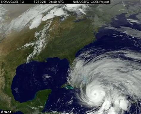 Superstorm Sandy 2012 Time Lapse Nasa Satellite Footage Shows Path Of