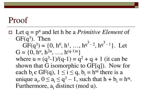 PPT Finite Fields PowerPoint Presentation Free Download ID