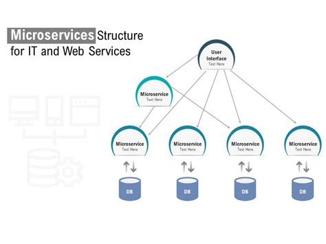 Microservices Structure For It And Web Services PowerPoint Slides Diagrams Themes For PPT