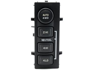 Shift Control Of Transfer Case 2001 Chevrolet Silverado 2500 4wd