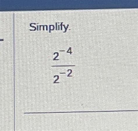 Solved Simplify Chegg Com