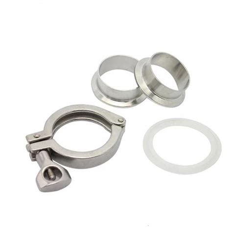 Sanitary Stainless Steel Set Of Clamp Ferrule Assembly Wenzhou Wenzhe