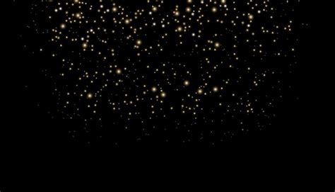 Premium Vector Flying Particles Of Light Abstract Golden Glowing Glitters Dust Particles