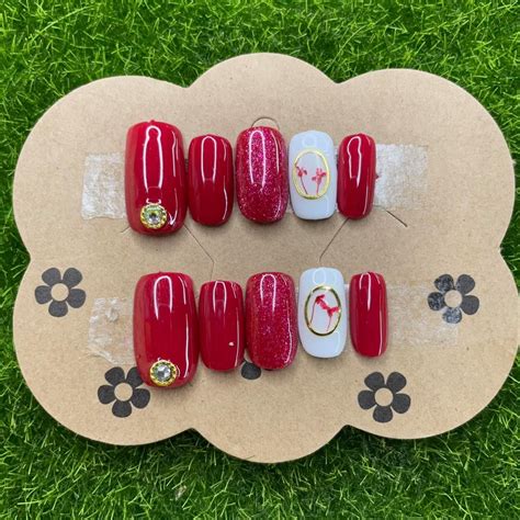 เล็บเจลปลอม ติด ทน งานทำเองทุกชิ้น Shopee Thailand