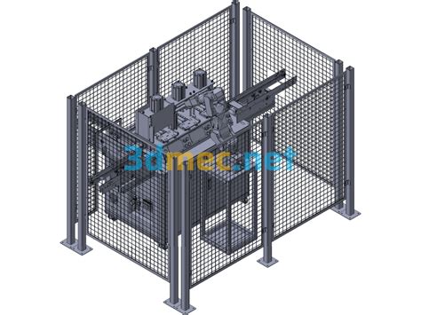 Automatic Pressing Platform 3d Model Exported