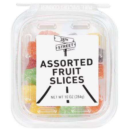 38th Street Assorted Fruit Slices Tub Martie