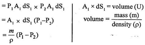 Bernoullis Equation For Ideal Fluid Statement Proof Formula