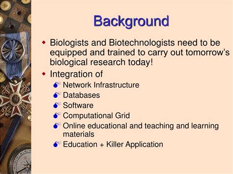 Ppt Workflow Systems In Bioinformatics And The Bioinformatics Educational Grid Powerpoint