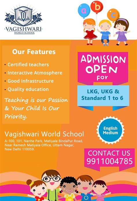 Admissions Open Admissions Poster School Advertising School Admissions