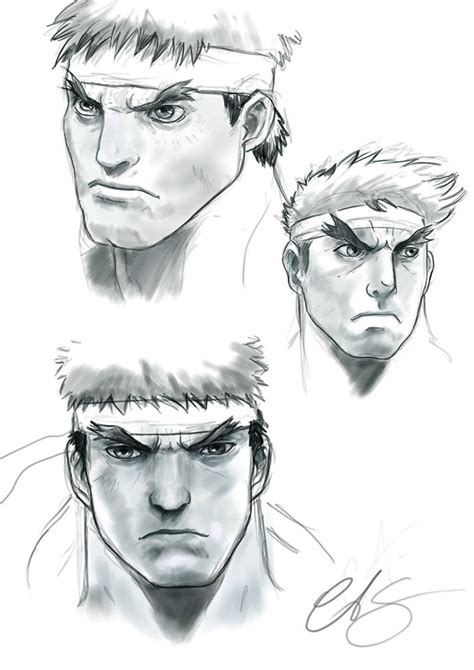 Ryu Street Fighter Sketch By Sanyaca On Deviantart