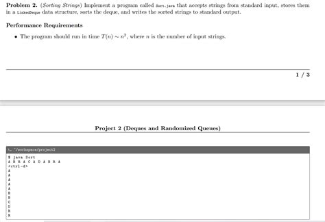 Solved Problem 2 Sorting Strings Hints • Create A Deque