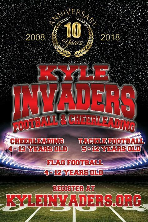 Kyle Invaders Youth Football And Cheerleading Home Facebook