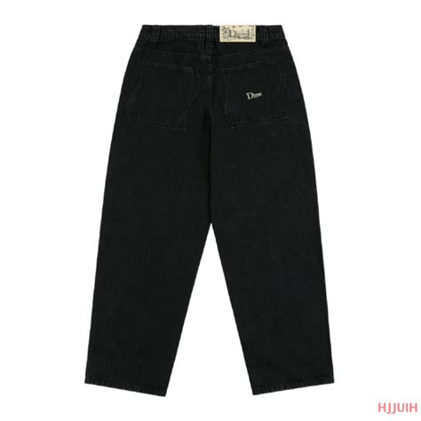 Джинсы Мужской Женский Anyijmo черный Хлопок Джинс размер 46 Молния Пуговицы Средняя Китай