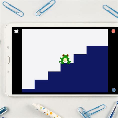 Move The Frog Up The Stairs Loops In ScratchJr ScratchJr Fun